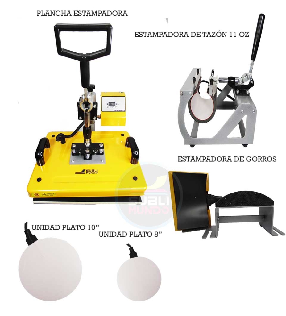 Estampadora 5 en 1 Sublimacion